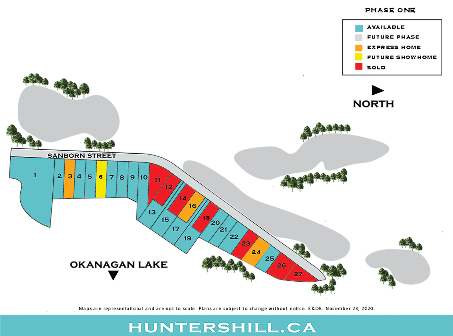 Availability - Hunters Hill in Summerland